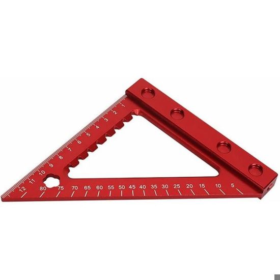 Rgle triangulaire en aluminium de 6 pouces outil de mesure pour ...