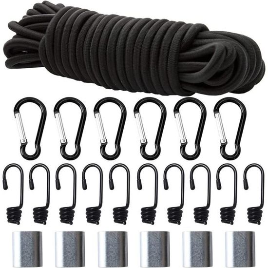 Corde de Sécurité élastique,Sangles élastiques,Elastic Bungee Cords ...