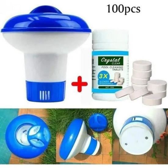 PIECE DETACHEE PISCINE Tablette de Nettoyage de Piscine et Distributeur ...