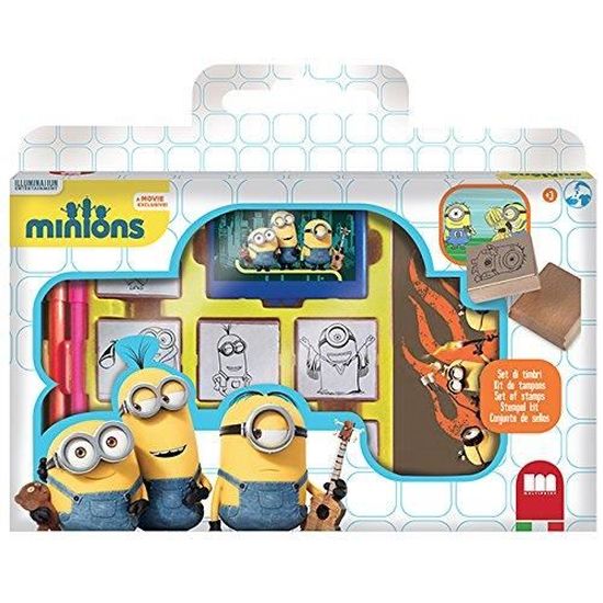 Tampons - Les Minions - Coffret créatif - 7 tampons - 3 feutres - 1 ...