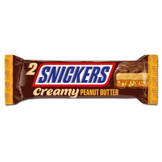 Barre de Snickers au beurre de cacahuète - Cdiscount Au quotidien