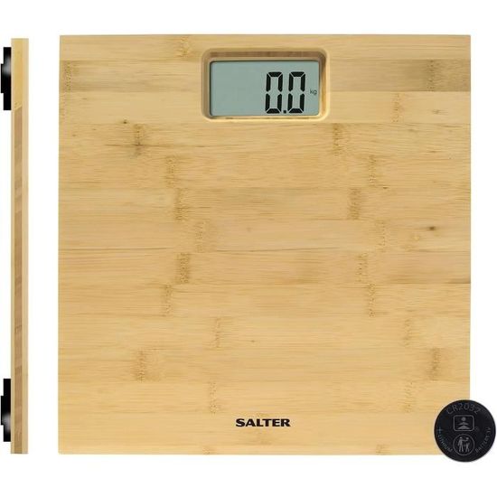9086Ld Wd3R Pèse Personne Numérique Avec Plateforme En Bambou, Balance ...