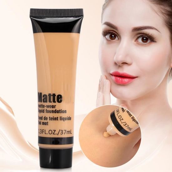 Base lisse maquillage visage fond de teint liquide correcteur hydratant ...