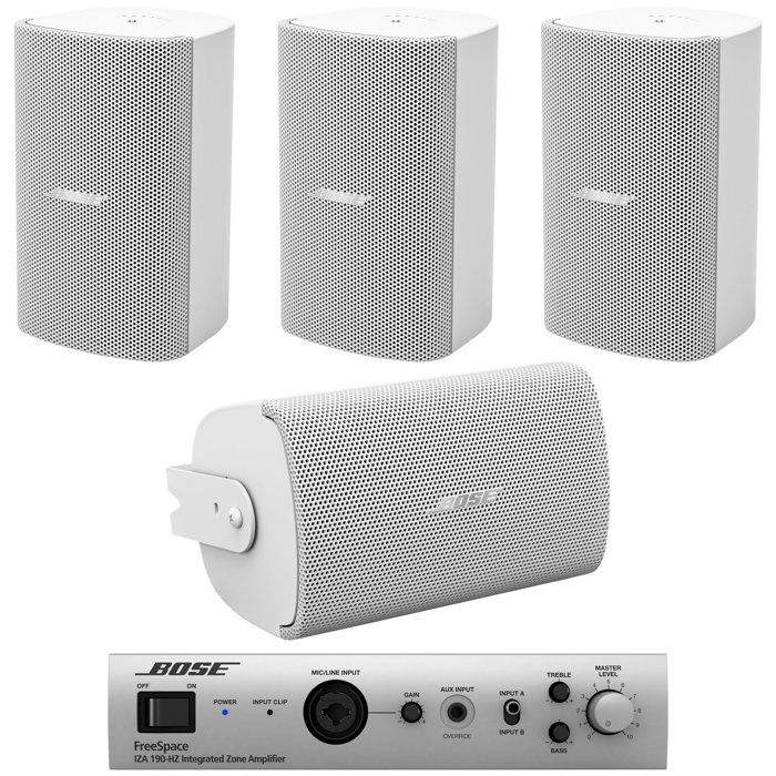 Bose Professional AudioPack Pro S4W Bundle Enceinte 100V Public Adress ...