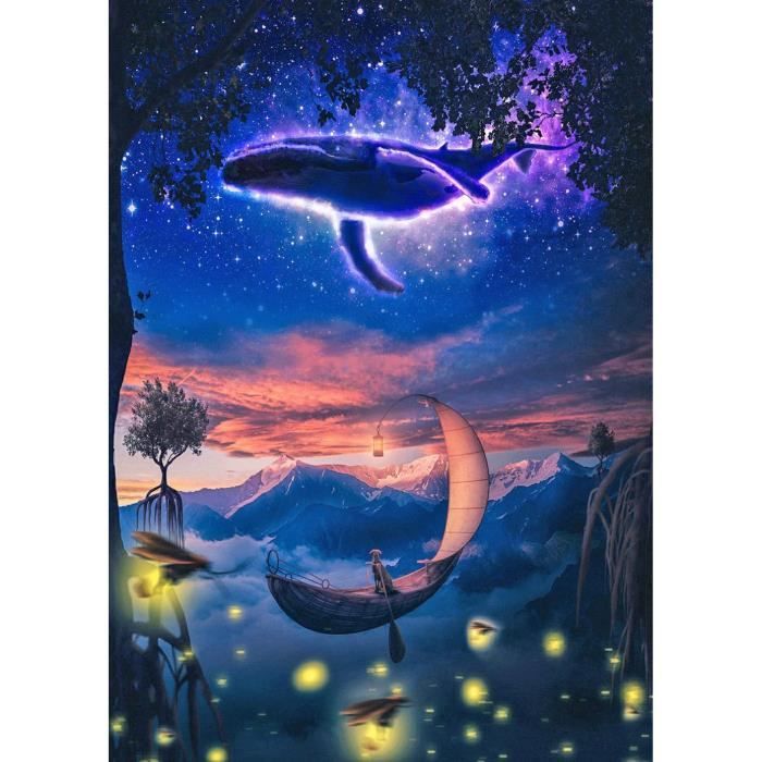 30X40Cm Diamond Painting Baleine, Diy Broderie Diamant Kit Complet ...