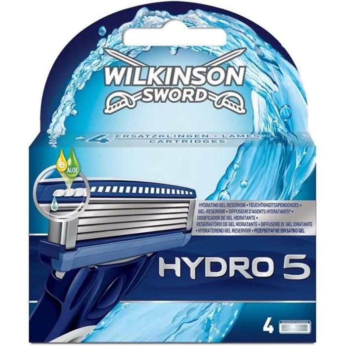 Wilkinson-Hydro 5-Lames de rasoir pour Homme-Pack de 4[~228 ...