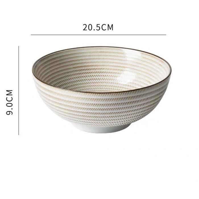 Cuvettes de Poignées,Bol Ramen en en porcelaine en céramique de Style ...