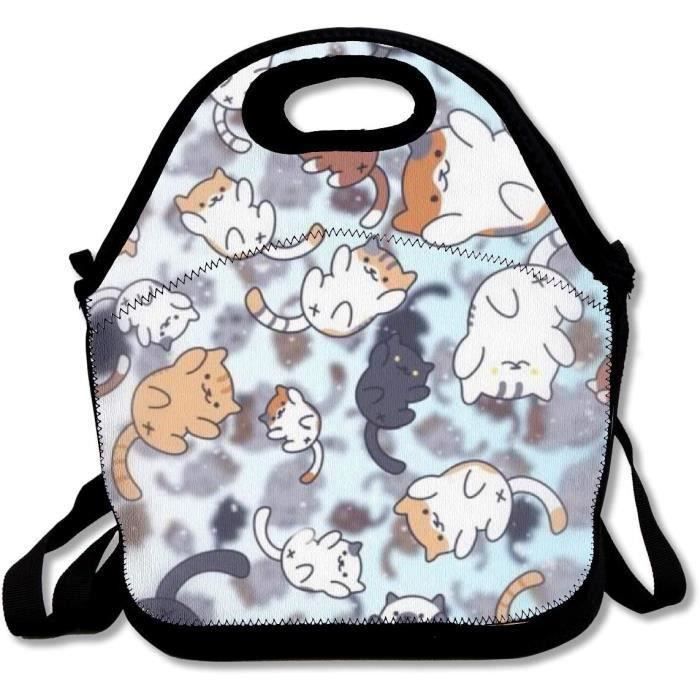 LUNCH BOX - BOITE A REPAS geckor Cute Cats Lunch Tote Bags Travel ...