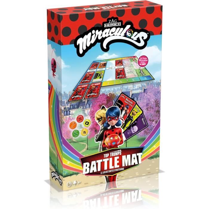 Top Trumps Battle Mat Miraculous - Jeu De Plateau - Jeu De Société ...