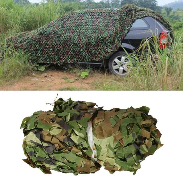 Filet de camouflage 1,5 x 7m Jungle Camouflage Net Chasse militaire Tir ...