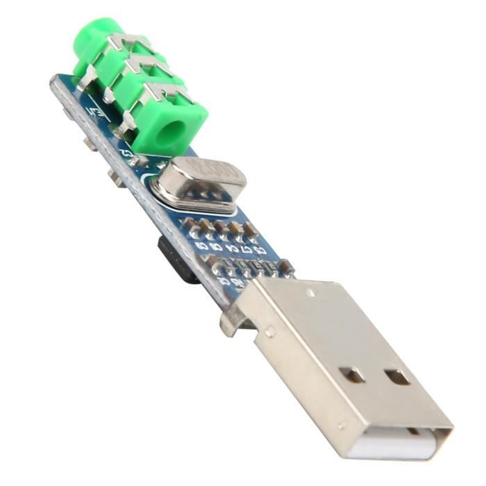 Fdit décodeur Mini USB DAC 5V Mini décodeur USB DAC PCM2704 carte son ...