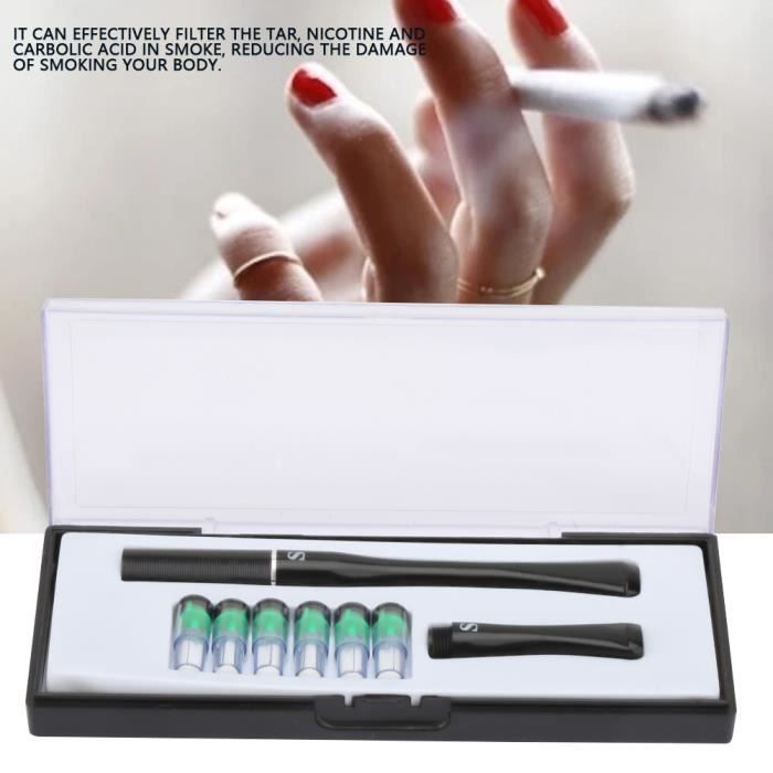 Pwshymi Filtre à cigarettes Filtre de circulation réutilisable, porte ...