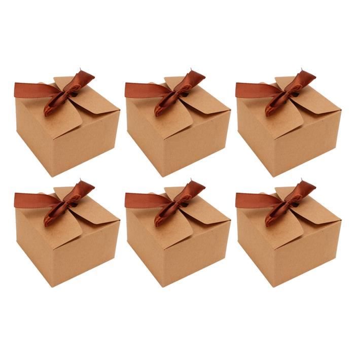 Qiilu boîtes-cadeaux avec couvercles Boîte-cadeau carrée avec ... Qiilu boîtes-cadeaux avec couvercles Boîte-cadeau carrée avec ...