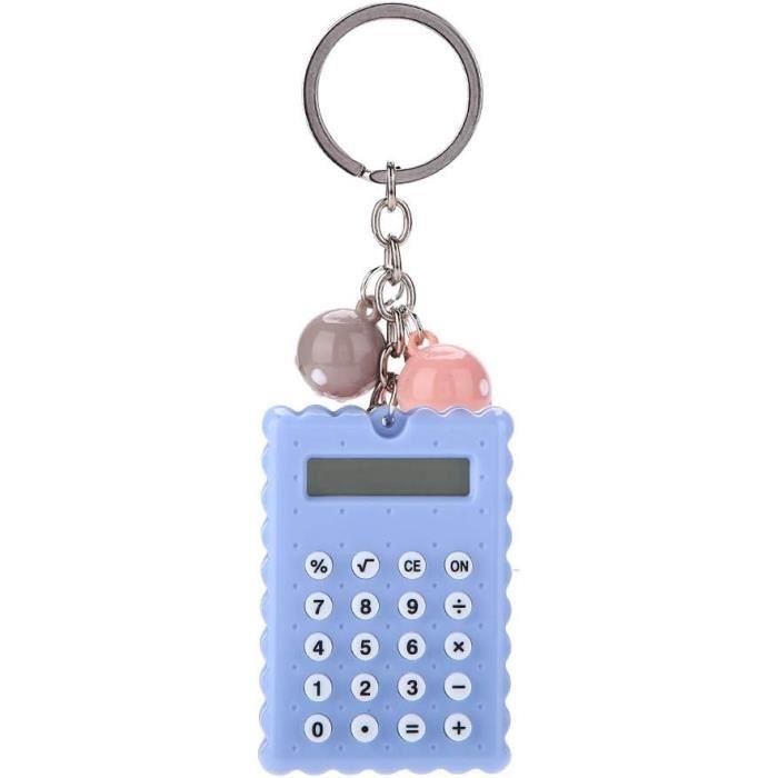 Mini Calculatrice Avec Boucle De Clé Portable Mignon Cookies Style Key ...