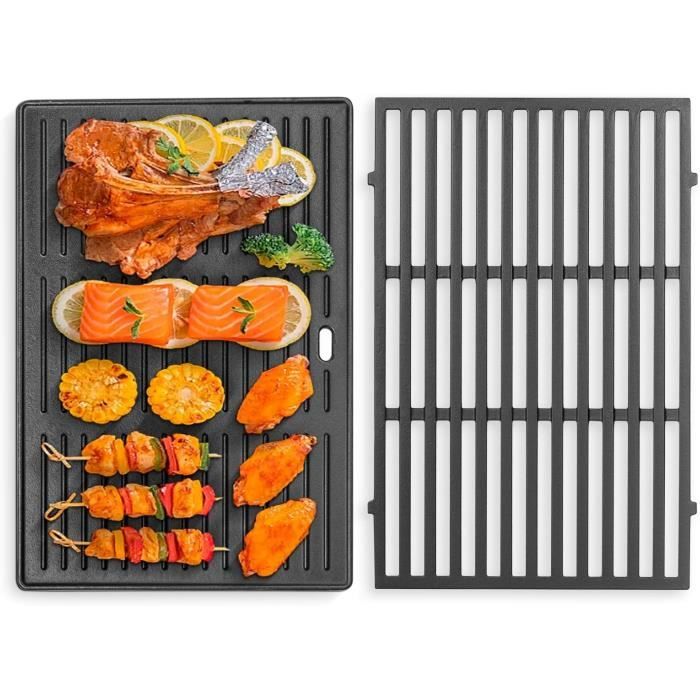 7638 Grille De Cuisson Et Poêles En Fonte Pour Weber Spirit I & Ii 300, Spirit E310, E320, S310 ...