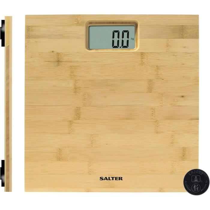 9086Ld Wd3R Pèse Personne Numérique Avec Plateforme En Bambou, Balance ...