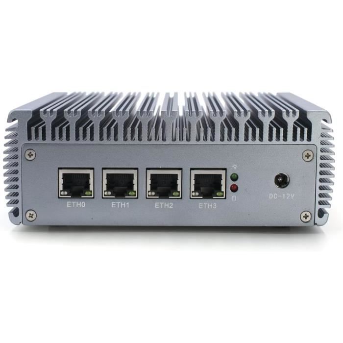Mini Pc Sans Ventilateur 2.5Gbe 4 Port Lan, Firewall Micro Appliance ...