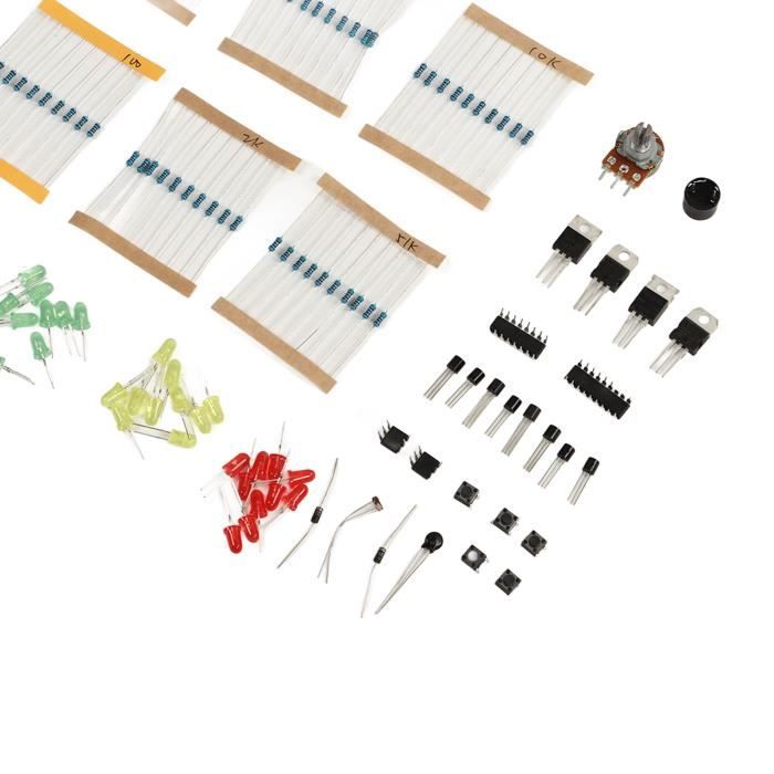 JIE Composant Électronique Kit De Composants Électroniques Kit D ...