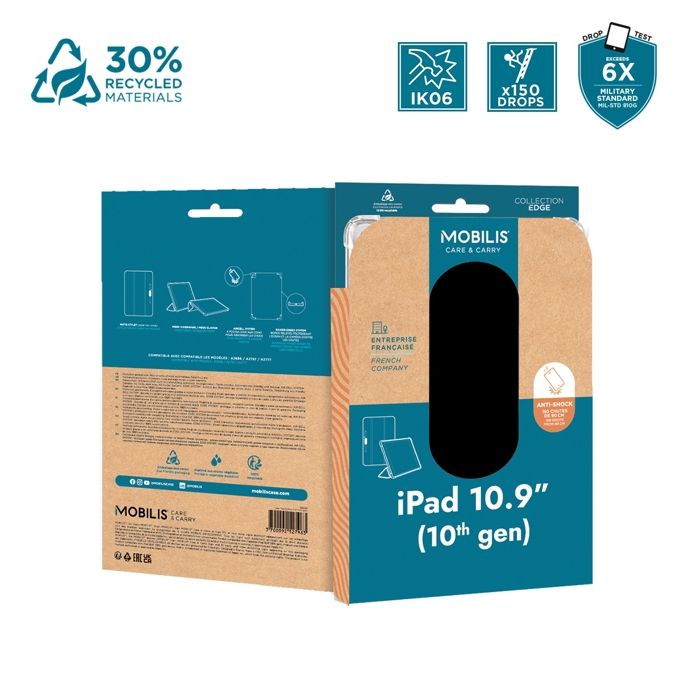 Coque de Protection Folio - MOBILIS - iPad 11" A16 & 10.9" (10th gen ...