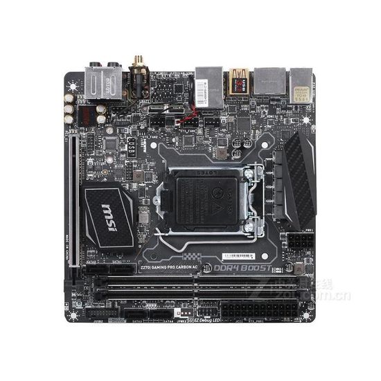 Carte mère MSI Z270I GAMING PRO CARBON AC Intel Z270 LGA 1151 2xDDR4 SDRAM 32 Go Mini ITX ...