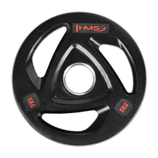 Disque de musculation - HMS - TOX05 - Acier durable - Revêtement en ...