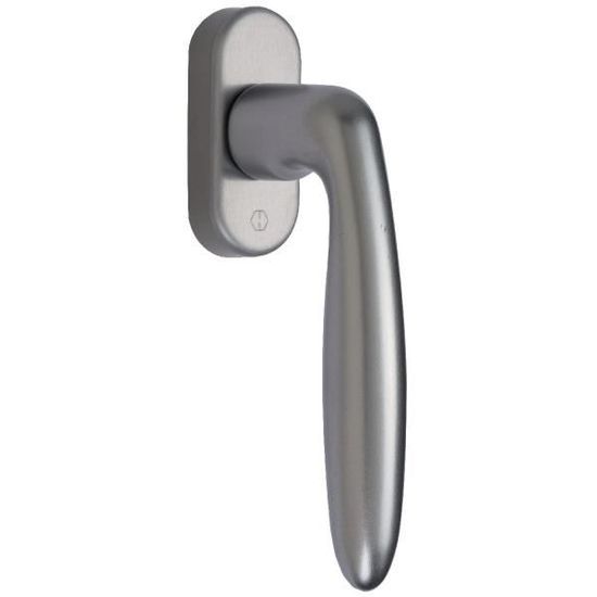 Ensemble sur rosace - Hoppe et cie - Verona - Acier - 7 mm - Gris ...