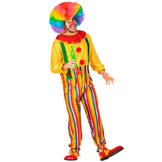 Déguisement Clown de cirque - WIDMANN - Taille XL - Jaune - Homme ...