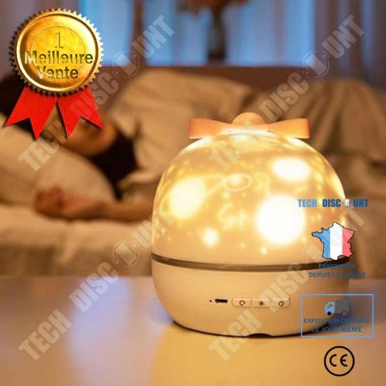 TD® Bébé Veilleuse Projecteur, Les enfants Étoilé Lumière musicale avec ...