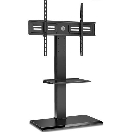 Meuble Tv Pied Base En Fer Pour Écran De 50 À 80 Pouces - Hauteur Réglable - Charge Maximale ...