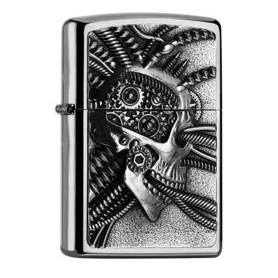 Zippo Cyber punk crâne Collection Printemps 2016, chrome brossé - 2.005 ...