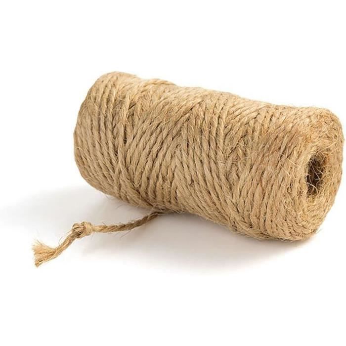 Corde De Chanvre Brut Corde Fine Résistant À L'Usure Décoration De ...