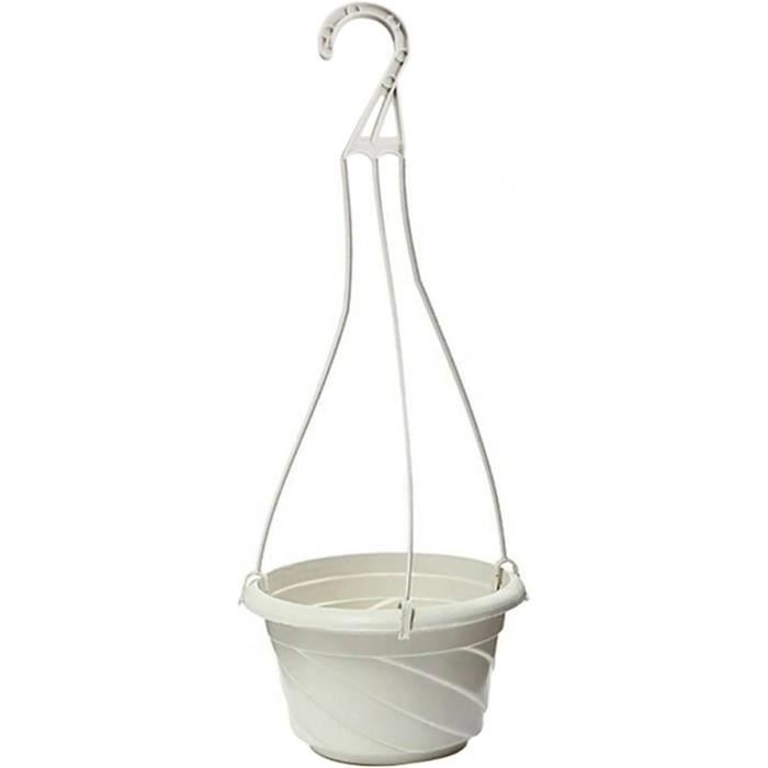 Pots De Fleurs, Pot De Fleur Suspendu Durable Blanc, Maison De ...