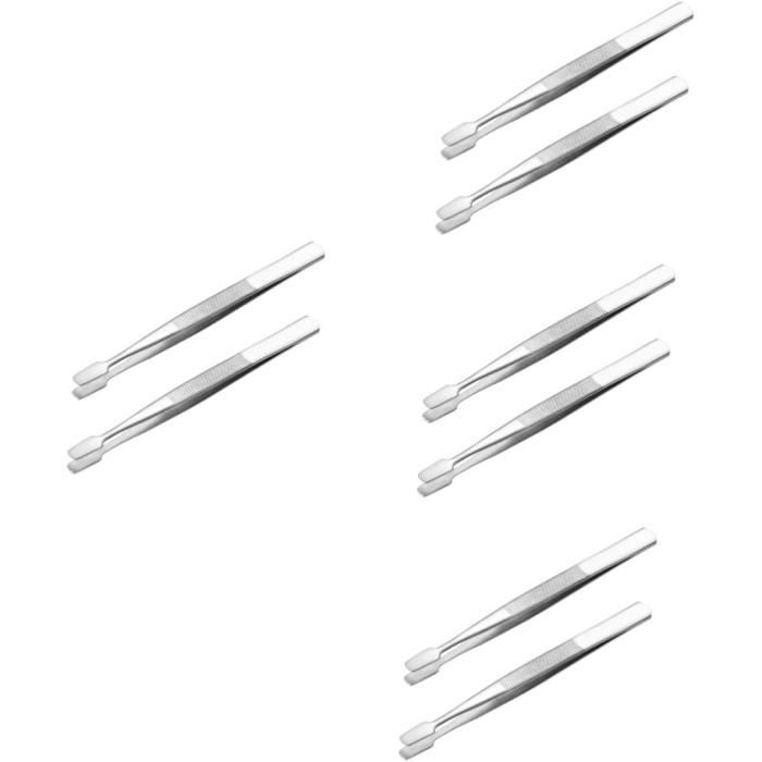 8 Pièces Pince À Timbres En Métal Pincettes De Laboratoire Pince À ...