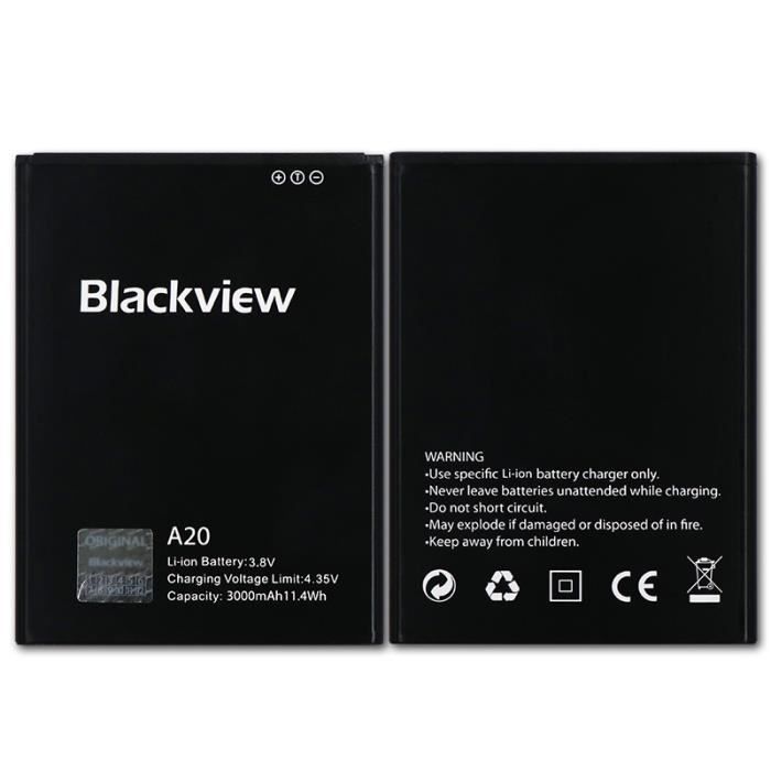Pour Blackview A20/Blackview A20 PRO Batterie 3000mAh Battery de ...