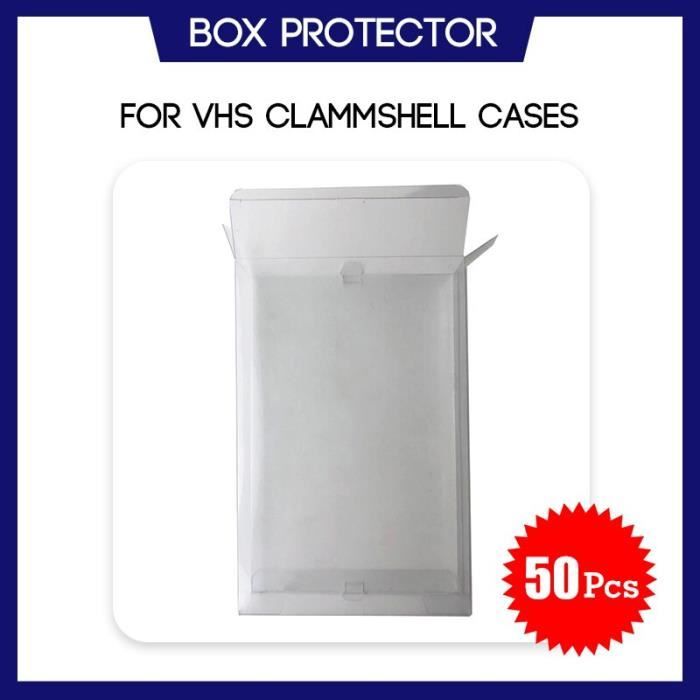 Manchon de protection pour VHS Clammshell, boîtes en plastique ...