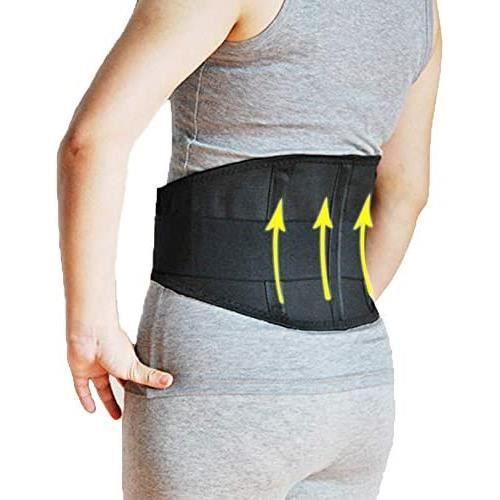 Attelle Lombaire Réglable en néoprène Ceinture de Soutien Lombaire ...