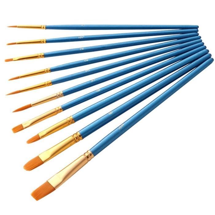 Pinceau peinture,Pinceau professionnel en acrylique avec manche en bois ...
