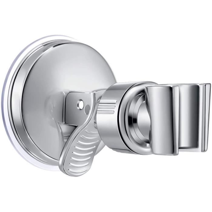 Support De Douche à Rotation 360 ° Ventouse Support De Douche Reglable