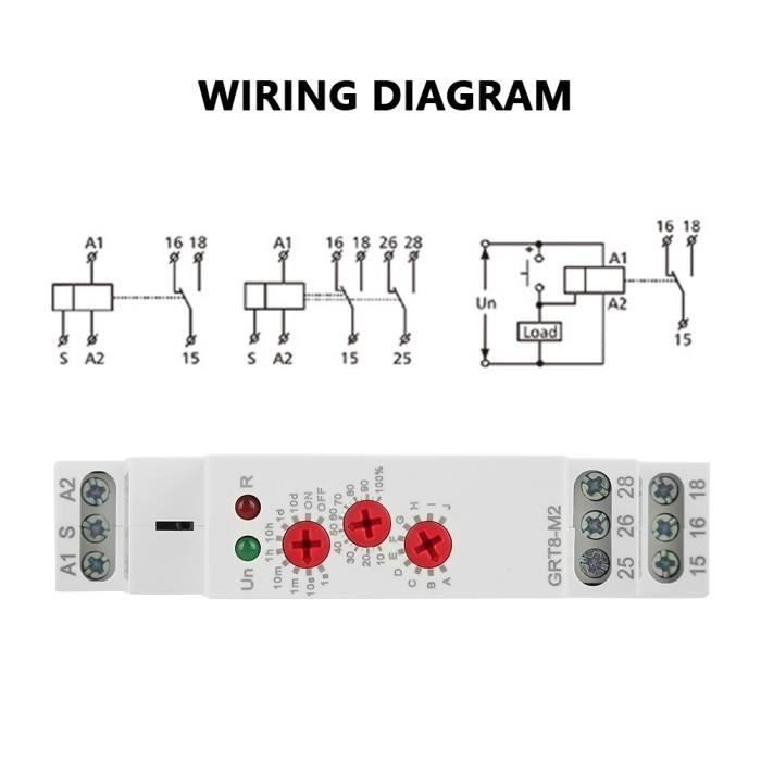 Relais temporisé, relais temporisé, professionnel facile à utiliser ...