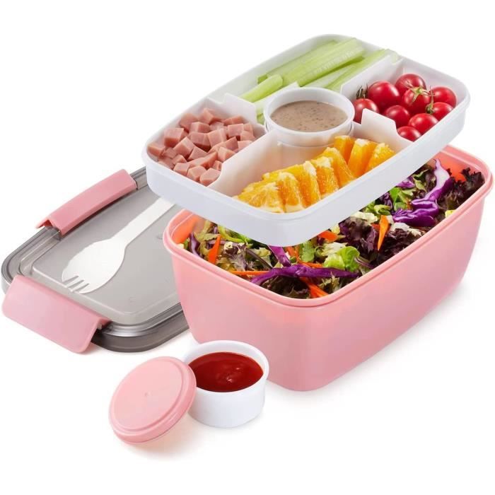 Lunch Box Adultes Large, 2000Ml Boîte Repas Salade Durable, Sans Bpa ...