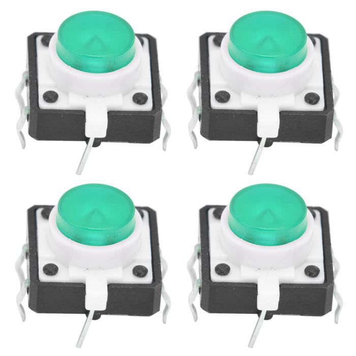 SAL Interrupteur à bouton-poussoir tactile Commutateur à Bouton-poussoir Tactile, Bon Contact ...