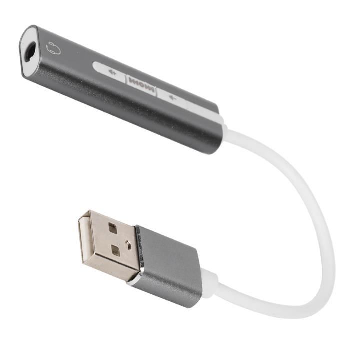 Carte Son Usb External Usb Sound Adapter, Aluminium Alloy External ...