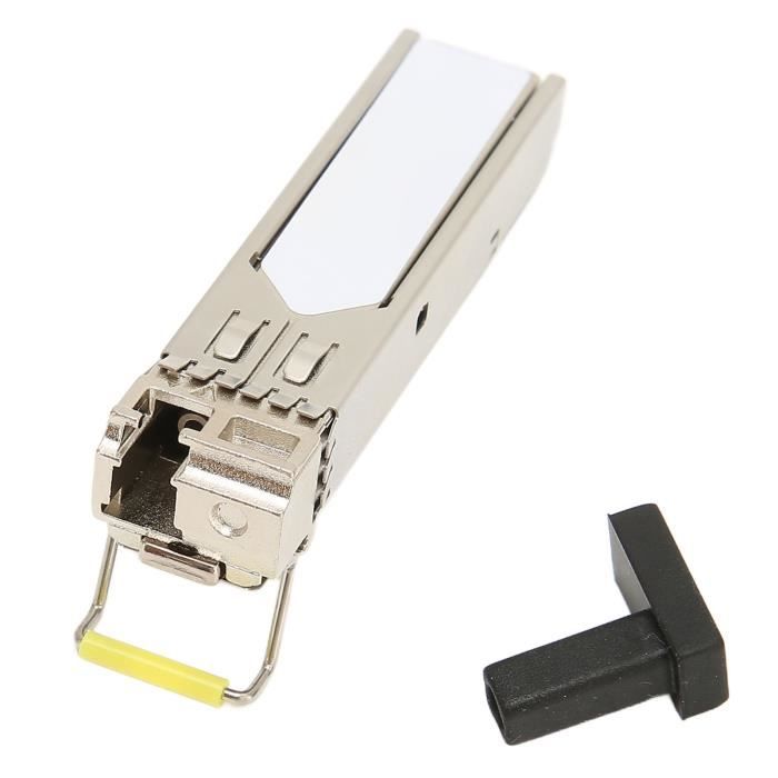 LAN 1.25G SFP émetteur-récepteur LC Port fibre unique monomode 10KM Distance Transmission Module ...