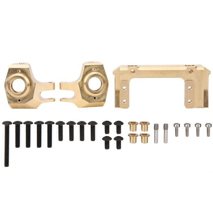 Fdit Accessoires pour voiture RC Support de pare-chocs avant en laiton ...