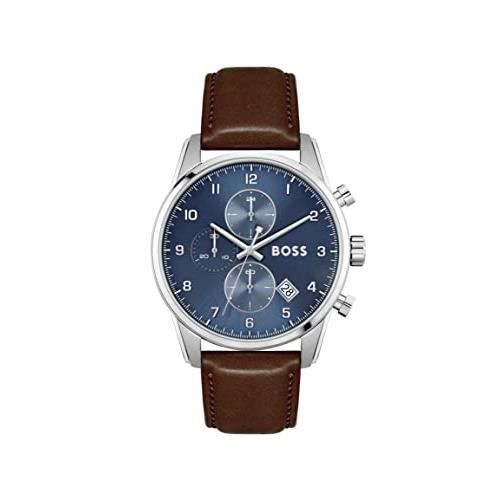 BOSS Montre pour homme Analogique Quartz modele 1513940 avec Bracelet ...