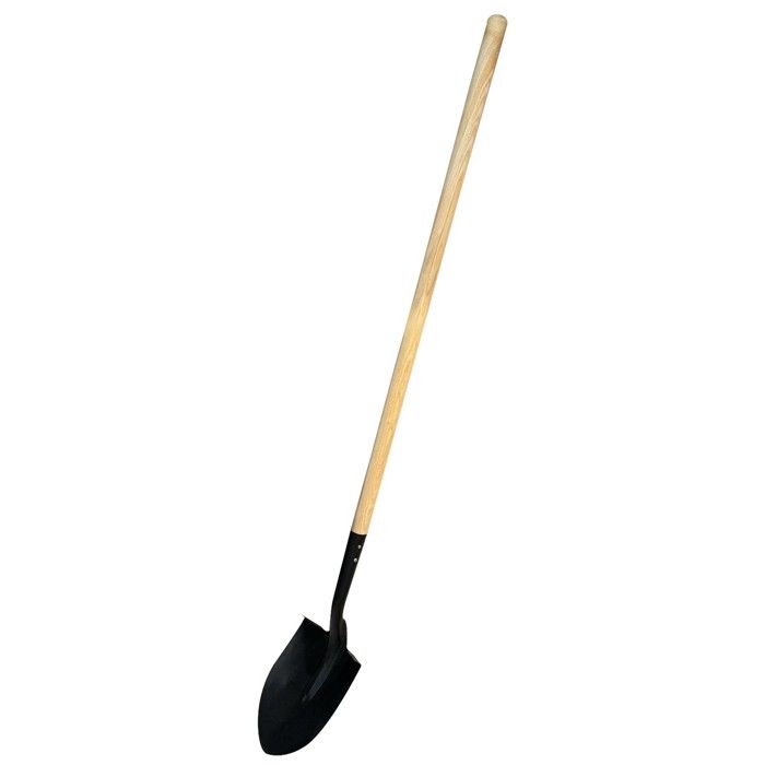 OGROD Pelle bêche pointue avec rebords manche long en bois de frêne FSC ...