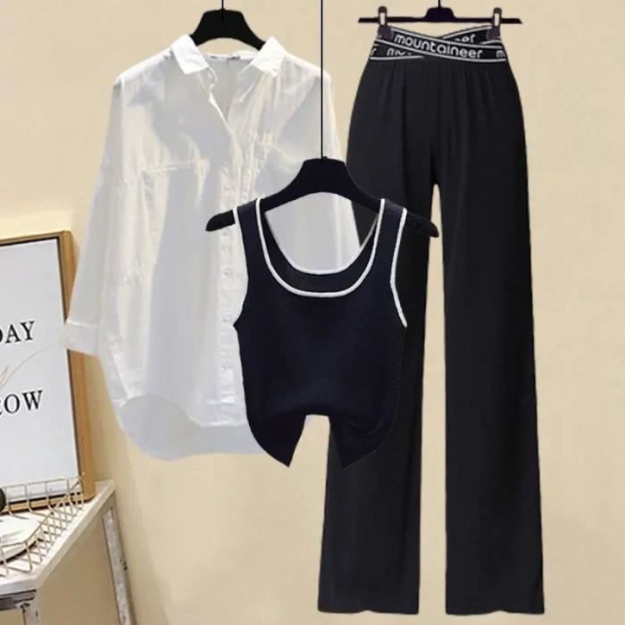 Ensemble de vêtements,Ensemble de vêtements d'été décontractés pour ...