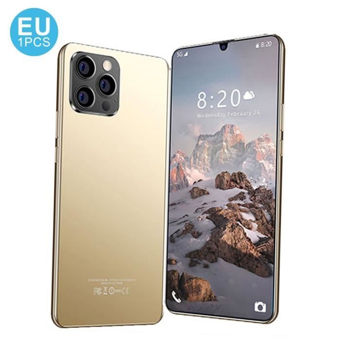 6,5 pouces grand écran téléphone portable I12Pro 2+16G Smartphone ...