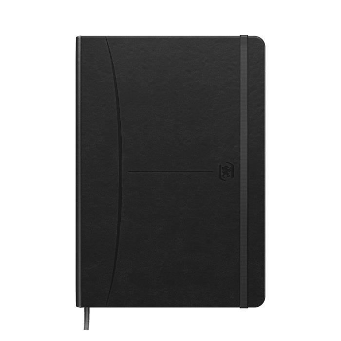 Cahier broché Signature Oxford A5 - petits carreaux - 160 pages - noir ...