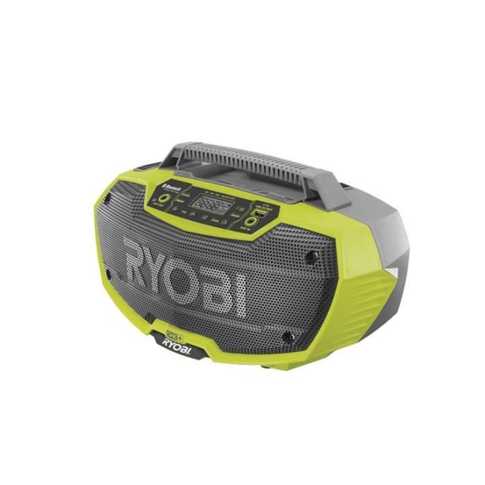 Radio d'atelier RYOBI stéréo 18 V OnePlus - sans batterie ni chargeur ...